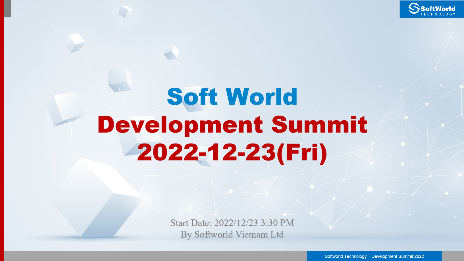 SOFTWORLD DEVELOPMENT SUMMIT 2022